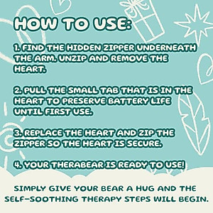 THERABEAR | Talking, Teaching, Multi-Sensory Therapeutic Teddy Bear, Comfortable Huggable Toy for Children of All Ages, Stuffed Animal Companion for Emotion Regulation