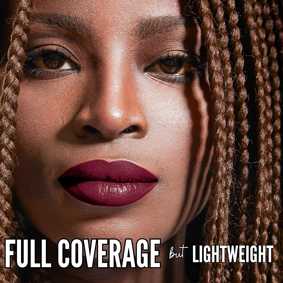 Mynena Burgundy Red Long-Lasting Matte Liquid Lipstick Intense Color Smudge-Proof & Waterproof Comfortable Hydrating Shea Butter Vegan & Cruelty-Free | Emma