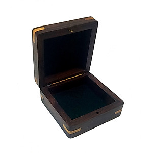 Engraved Compass with Thoreau's Go Confidently Quote (Personalized Compass & Box)