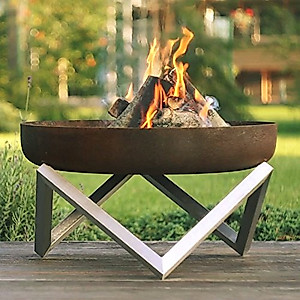 Curonian Memel Solid Steel Medium Fire Pit