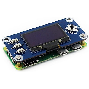 1.3inch 128x64 OLED Display HAT for Raspberry Pi 4 3 Jetson Nano SPI/I2C Interface with Embedded Controller @XYGStudy