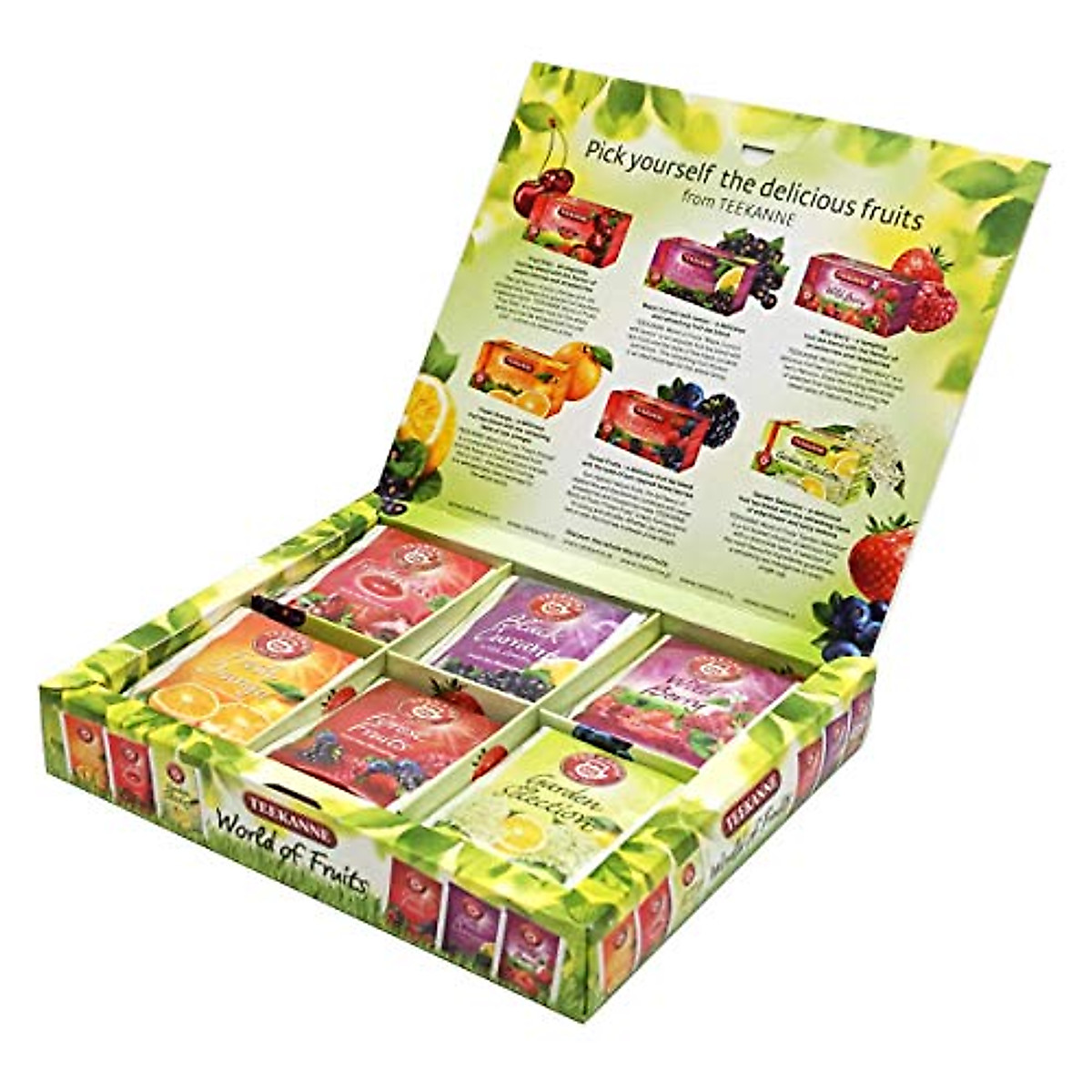 Teekanne World of Fruits VARIETY box of tea 30 tea bags