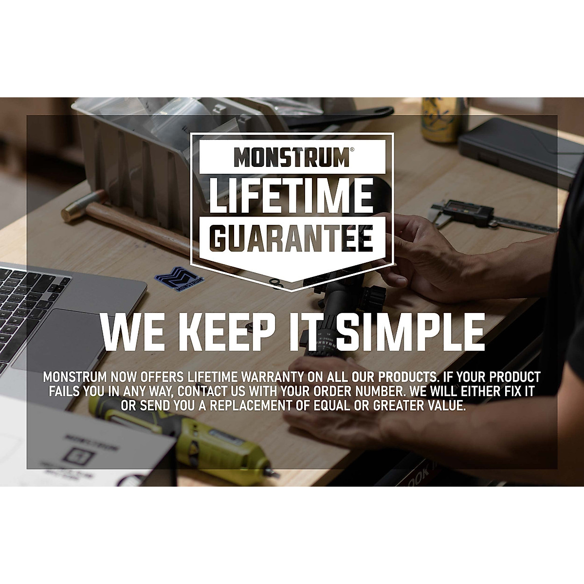 Monstrum Blackbird 3X Prism Scope | Black