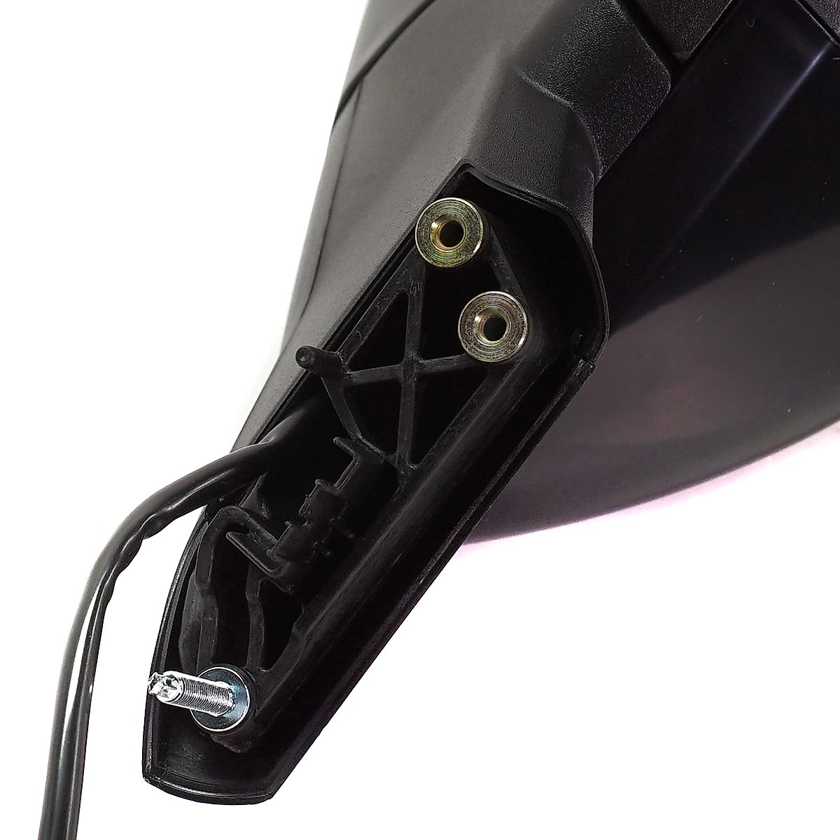 Kool Vue Driver Side Power Non-Heated Mirror for Ford Mustang 2015-2020 With Signal Light & Spotter Glass; Without Memory & Puddle Lamp Paintable