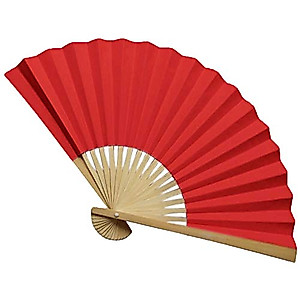 RAZZUM Decorative Folding Fans Pattern Chinese Style Hand Held Fan Bamboo Paper Folding Fan Handheld Wedding Hand Fan Cool Bamboo Flower Personalized fan (Color : Navy)