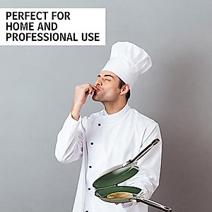 Killer's Instinct Outdoors 1 PCS Double-sided Frying Pan-Non-stick, Easy-to-clean Double-sided Frying Pan with Double-sided Flip Design