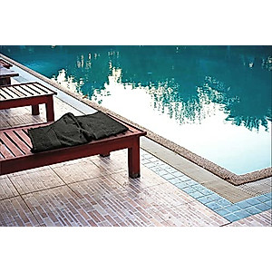 Pristine Linen Bath Towels, 100% Cotton Grey, 24 x 44 Inches Towels for Bathroom, Pool Towels, Large Quick Drying Hotel Towels, Gym Towels, Towels for Spa, Pack of 6, Ideal for Every Day use