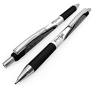 Zebra Classic Z-Grip Flight Ballpoint Pens - 1.2mm - Black Ink - Pack of 20