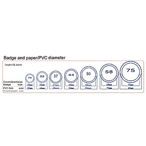 100 Sets Pin Back Button Parts for Badge Maker Machine Button Made DIY Crafts and Children's Craft Activities (32mm 1¼ inch)