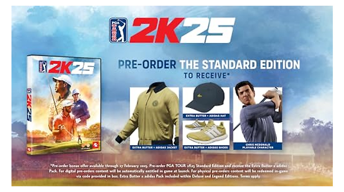 PGA TOUR 2K25 PS5: Experience New Golf Majors & EvoSwing