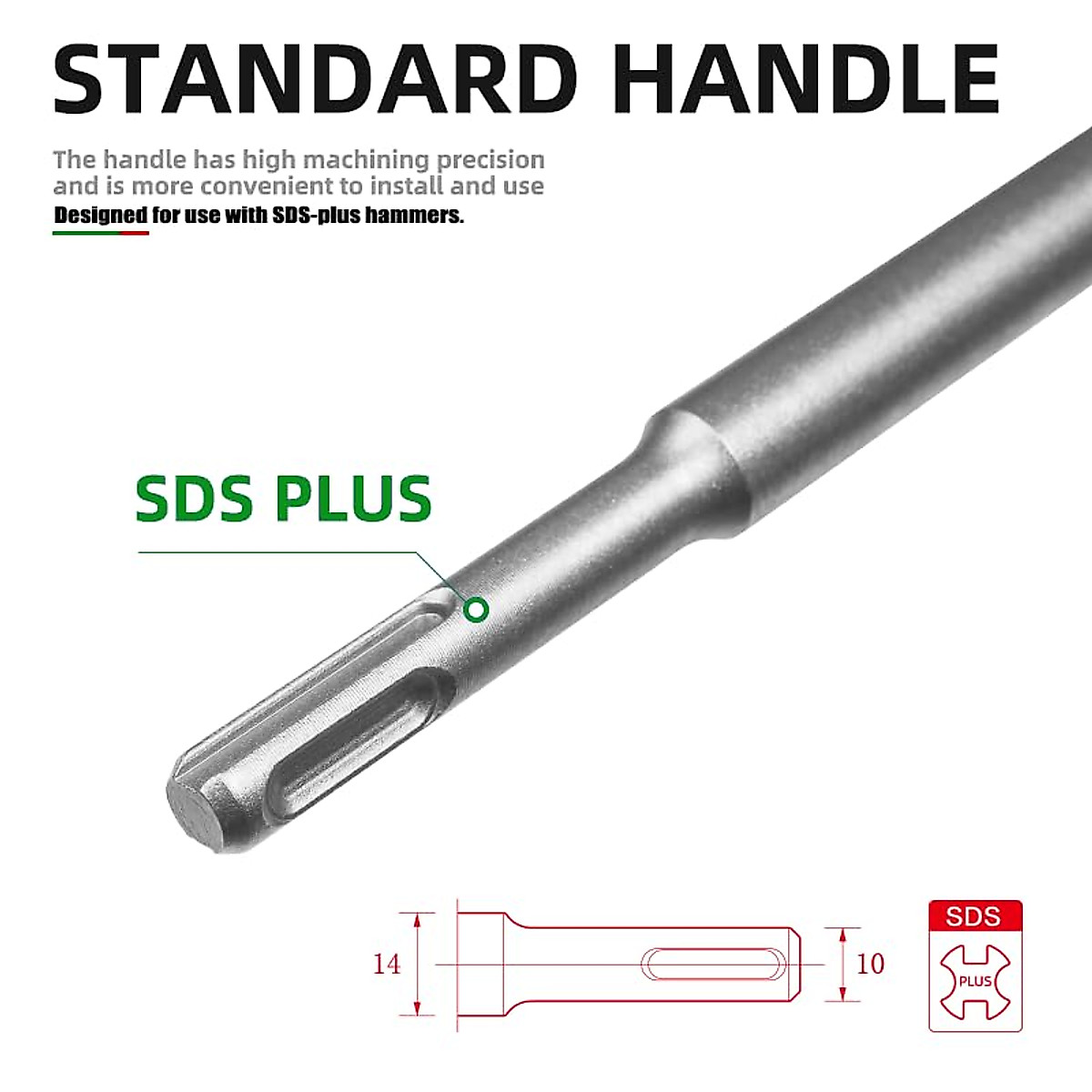 Monkey King Bar-3 IN Wide Sds Plus Floor Scraper-Sds plus bits-10"x3" Sharpened Tile and Sds Tile Chisel for Floor and Wall Tile Concrete Mortar Thinset Brick