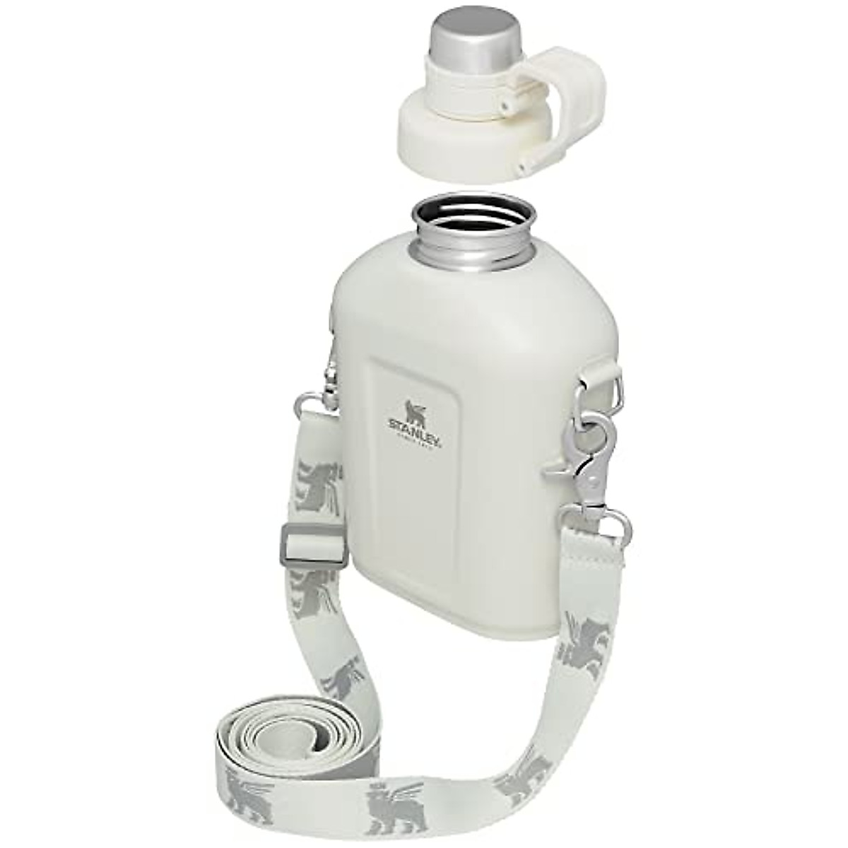 Stanley Legendary Classic Canteen Water Bottle - 1.1 QT - Stainless Steel Canteen with Strap and Leakproof Lid - Dishwasher Safe and BPA-Free