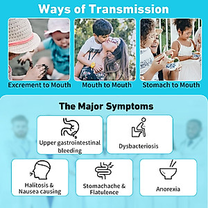 H Pylori Test Kit, Helicobacter Pylori Stool Test Kits at Home, 4 Tests H. Pylori Test H-Pylori Stool (Antigen) Self-Test for Home Use, Results in 10-15 Minutes with Highly Accurate