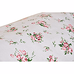 Hflove Large Thick Folding Laundry Basket Waterproof Cotton Storage Basket Floral Laundry Basket