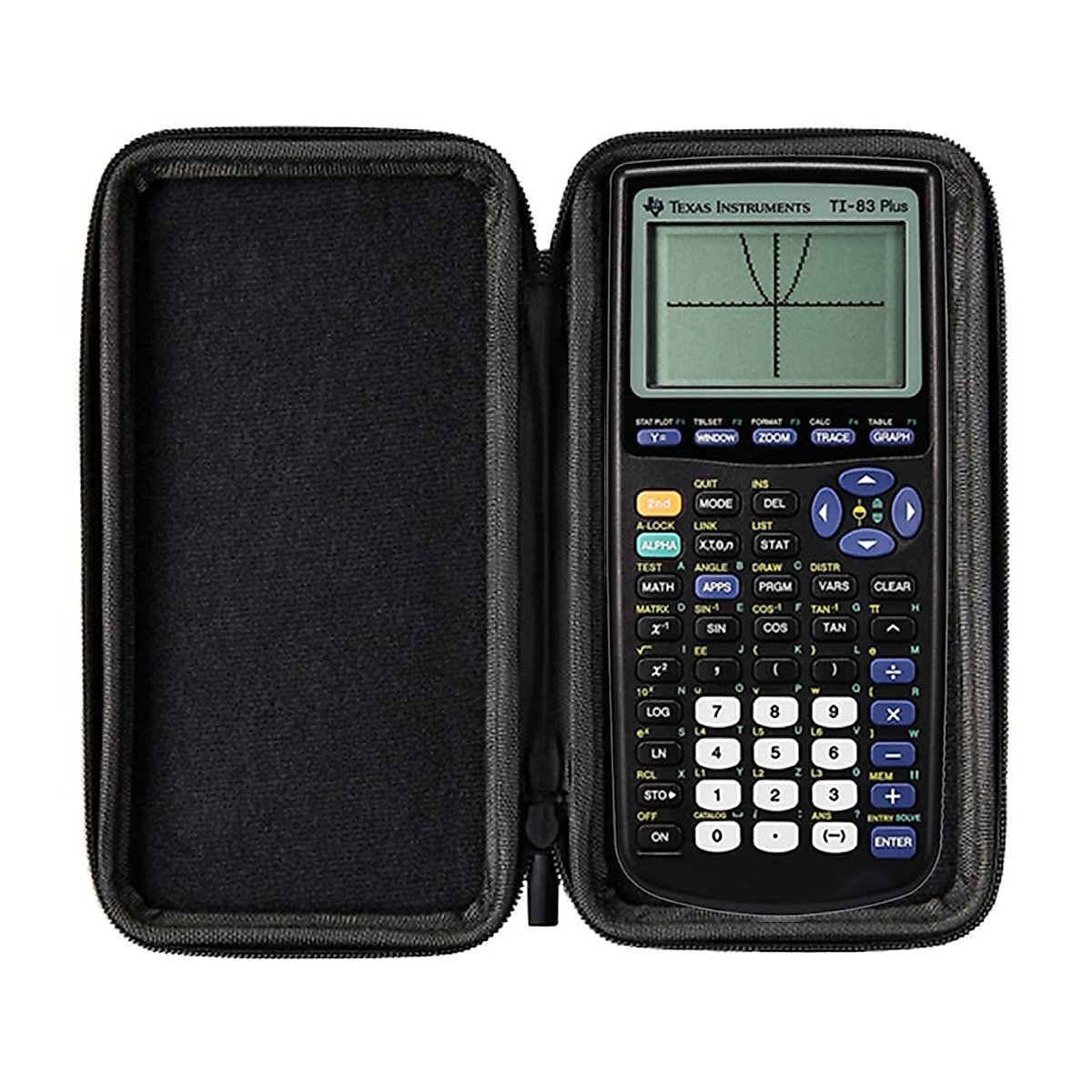 WYNGS Protective Case for TI 84 Plus/TI 83 Plus/Casio FX-9860GII / Casio FX-9750 GIII/Casio PRIZM FX-CG 50 Graphing Calculator in black