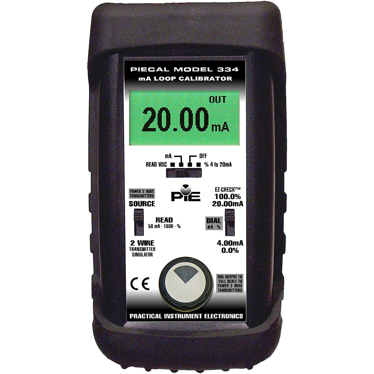 Piecal Pie 334 Milliamp Loop Calibrator