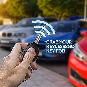 Keyless2Go Replacement for Keyless Entry Remote Car Key with G Chip for Select 4Runner Rav4 Yaris Models That Use HYQ12BBY, HYQ12BDC (2 Pack)