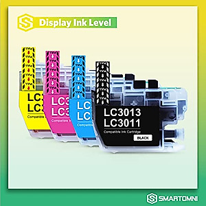 S SMARTOMNI Compatible Ink Cartridge Replacement for Brother LC3013 Ink Cartridge Color 8-Pack (2K2C2M2Y) Set for Brother mfc-j491dw mfc-j497dw mfc-j690dw mfc-j895dw Printer Black Cyan Magenta Yellow