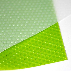 Grand Fusion Fresh Fruits Refrigerator Drawer Liner, Fridge Liners, Keep Your Produce Fresh and Juicy, Easy-to-Clean, Green, Pack of 2