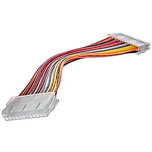 StarTech.com 8in 24 Pin ATX 2.01 Power Extension Cable - Power extension cable - 24 pin ATX (M) to 24 pin ATX (F) - 7.9 in - ATX24POWEXT