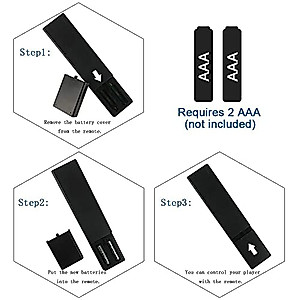 AZMKIMI RMT-TX100U Remote Replacement for Sony Bravia RMTTX100U TV Remote Control, if Applicable XBR75X850C XBR-55X855C KDL-50W800C KDL-50W800380 KDL-50W800BUN1 with Netflix