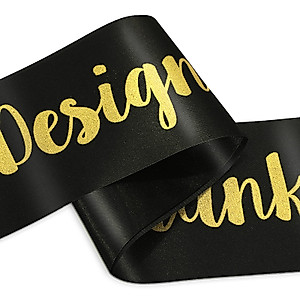 PHOGARY 18 Pack Bachelorette Sashes for Bridal Party - 17 Black Team Bride Sashes with 1 White Bride to Be Sash - Funny Sashes Set for Hen Party Bachelorette Party Bridal Shower Wedding Party