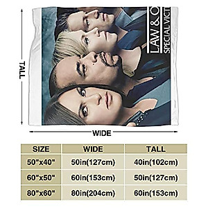 Eppedtul Law & Order SVU Team Ultra-Soft Micro Fleece Blanket Couch 60"" X50