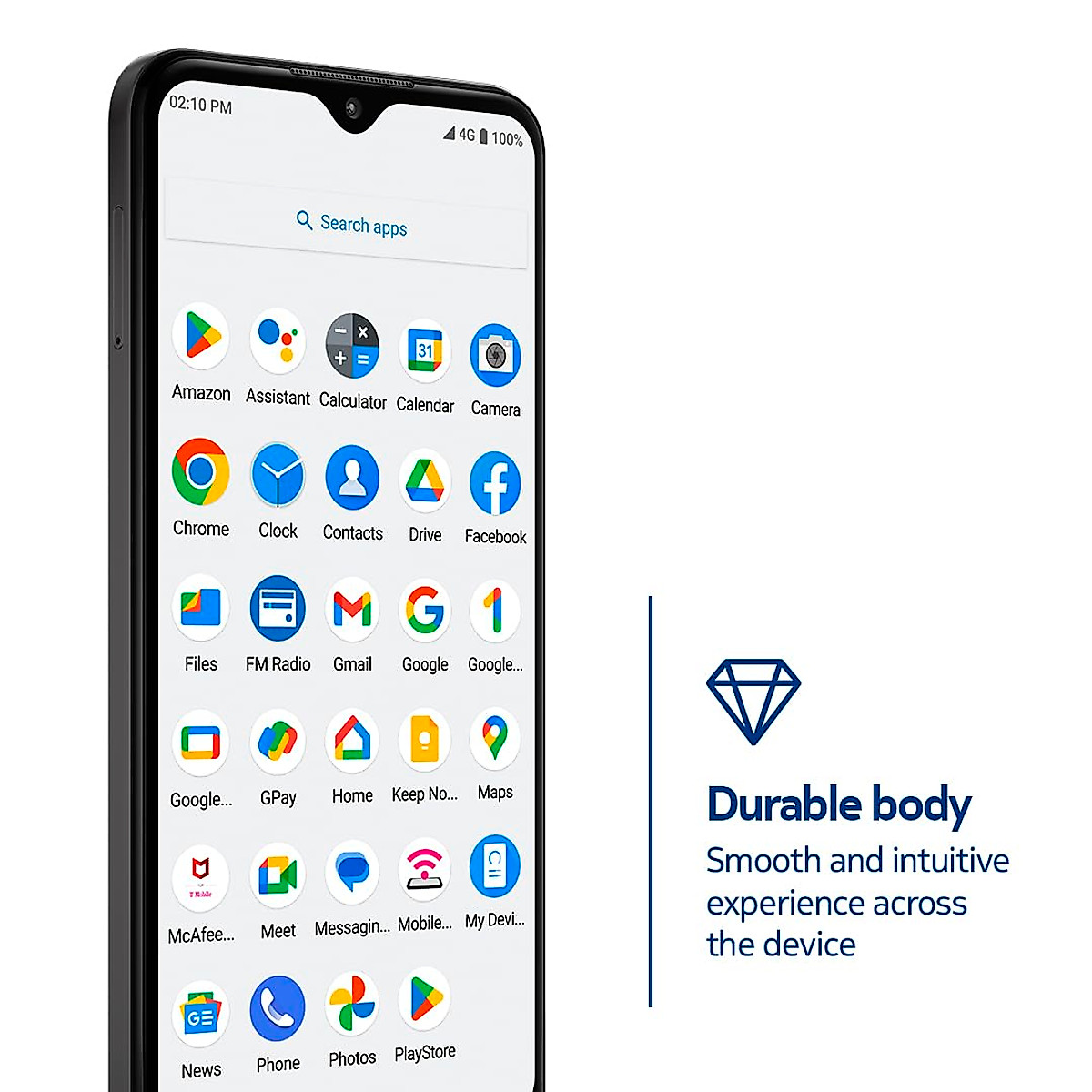 Nokia C210 | T-Mobile, AT&T, Cricket | Android 13 | Unlocked Smartphone | All Day Battery | US Version | 3/32GB | 6.3-Inch Screen | 13MP Dual Camera | Charcoal