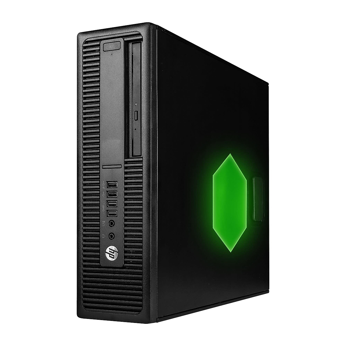 HP Elite 800G2 Desktop Computer PC with RGB Lighting - Intel Core i5-6500 Quad Core 3.2Ghz, 8GB DDR4 RAM, 500GB Solid State SSD, Windows 10 Home (Renewed)