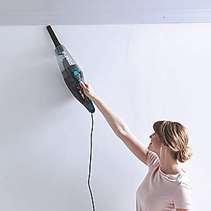 Eureka Home Lightweight Stick Vacuum Cleaner, Powerful Suction Corded Multi-Surfaces, 3-in-1 Handheld Vac, Blaze Blue