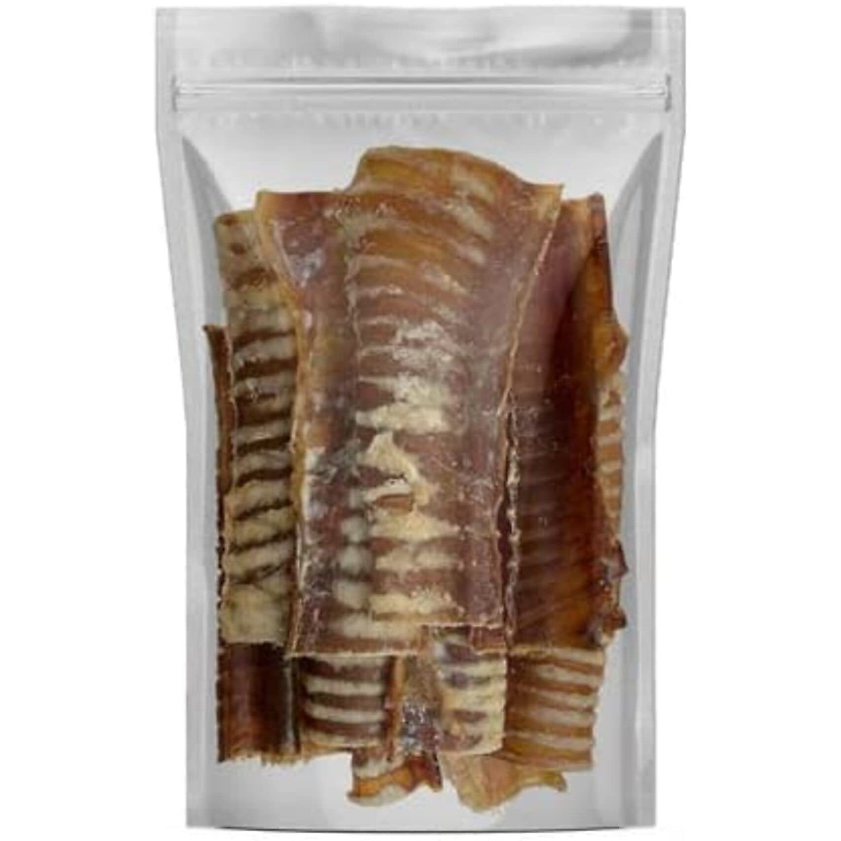 Best Dog Chews Trachea Flats for Dogs - 6 inch - 100% All Natural Beef Dog Treats - Rich in Glucosamine and Chondroitin for Joint Health - Single Ingredient No Rawhide for All Breed Sizes (12 Count)