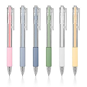 6pcs Craft Cutting Paper Pen Cutter Tool, ABS Resin Utility Knife Pen Art Utility Precision Blade Knife for DIY Scrapbooking Art (6 Colors)