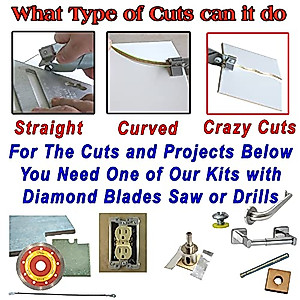 Tile Cutter Hand Tool Cut Floor Tile Glass Tile Cut Tiles Straight or Quarter Curve Manual Tile Cutter Tool for Cutting Wall Tile Porcelain Tile and Glass Tile Faster and Cleaner than a Wet Tile saw