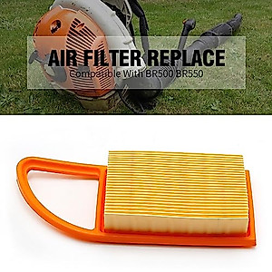 2pcs BR600 Air Filter Replacement for BR550 BR500 Backpack Blower Repl.# 4282 141 0300, 4282 141 0300B