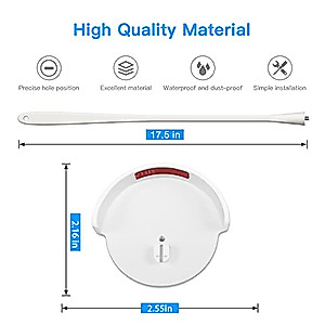 UIQELYS Baby Monitor Mount Baby Camera Holder Compatible with Eufy Spaceview Baby Monitor, S Baby Monitor, Pro Baby Monitor Easy Insatll Holder No Tools Needed No Wall Damage