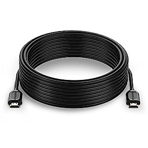 Fosmon 4K HDMI Cable 25 FT, Gold-Plated Ultra High Speed [10.2Gbps UHD 2160p@30Hz 3D HD 1080p] Supports Fire TV, Apple TV, Ethernet, Audio Return, Xbox Playstation PS3 PS4 PC