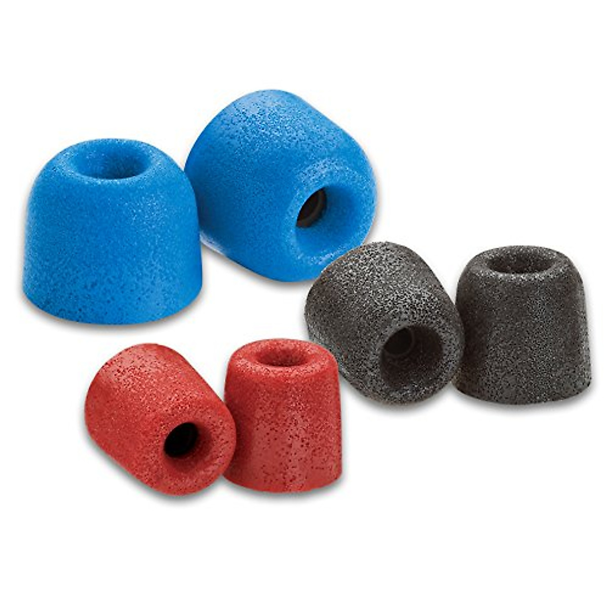 Comply Foam Premium Earphone Tips - Isolation T-100 (Multi-Color, 3-Pairs, S/M/L)