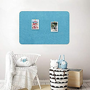 23.6 15.7 Cork Board Photo Wall, Suitable for Kindergarten Background Decoration, Color Felt Board Room Decoration