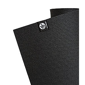 Manduka X Yoga Mat - Easy to Carry, For Women and Men, Non Slip, Cushion for Joint Support and Stability, 5mm Thick, 71 Inch (180cm), Black
