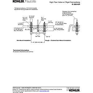 KOHLER K-300-KR-NA Faucet