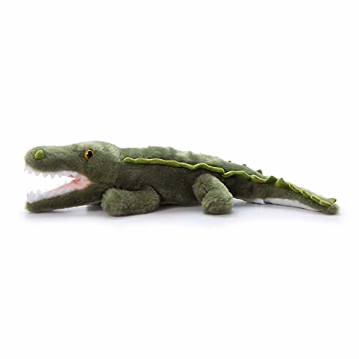 The Petting Zoo Alligator Stuffed Animal, Gifts for Kids, Wild Onez Zoo Animals, Green Alligator Plush Toy 16 inches