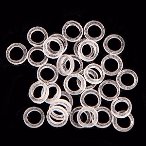 JMU Orthodontic Elastics 3/16 Medium, 500 pack Intraoral Rubber Bands Latex Free Dental Rubber Bands Made in USA