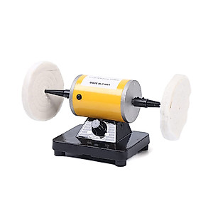 Jewelry Polishers - Adjustable Variable Speed Bench Grinder Polishing and Polishing Machine Kits, Dental Buffers and Lathes - Bench Lathe Polishers, Bench Grinders Jewelry Making Polishers