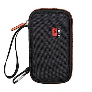 FBLFOBELI EVA Hard Carrying Case Compatible with Fosmon Mini Bluetooth Keyboard QWERTY Keypad, Portable Travel Storage Bag (Case Only)