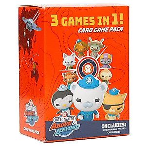 Octonauts Kids Classic Card Games - Memory Game, Go Fish & Old Maid - Fun Family Game for Boys and Girls - Octonauts Party Game Toys - Family Game Night – Three Games Total - Easter Basket Stuffer
