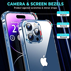 ORIbox for iPhone 12 Pro Max Case Clear,with 4 Corners Shockproof Protection,iPhone 12 Pro Max Clear Case for Women Men Girls Boys Kids,Case for iPhone 12 Pro Max Phone Clear