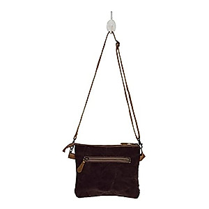 Myra Bag Nifty Small & Cross Body Bag Upcycled Canvas & Leather S-2600