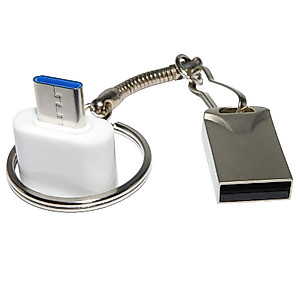 Super Mini USB Flash Drives Memory Sticks Pendrives Jumpdrive Thumb Drive with Waterproof Dustproof Shockproof (Silver 4GB)