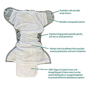Thirsties Snap XL Pocket Reusable Cloth Diaper - Nightlife