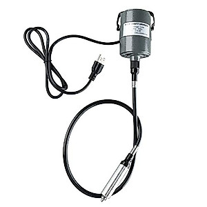 1/4"HP Rotary Tool Flex Shaft Carver Electric Hanging Grinding Machine, Foot Pedal Control, 110V 380W Power, Multi-function Tools for Carving, Buffing (380W)